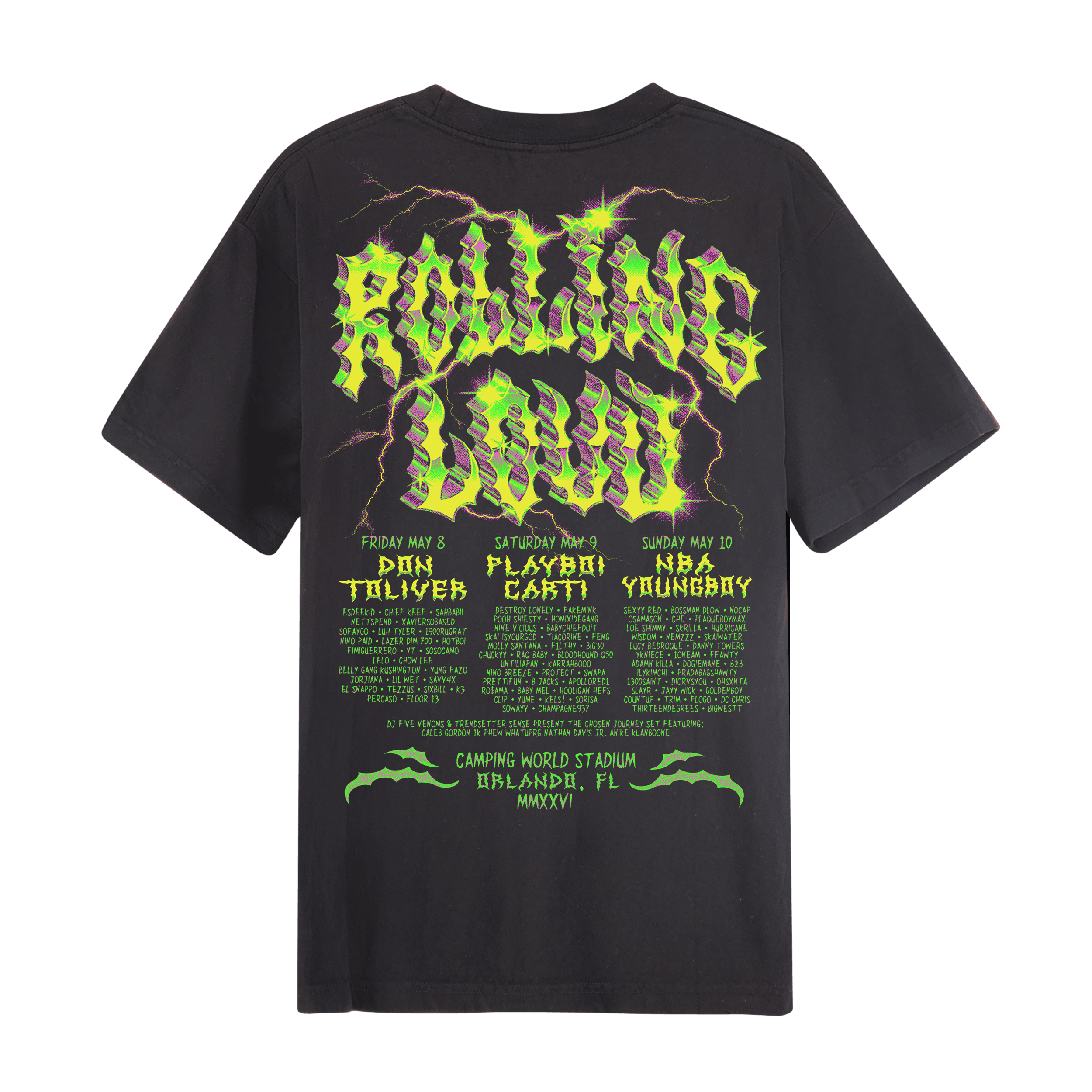 RL 2026 EXCLUSIVE LINE UP TEE | Rolling Loud
