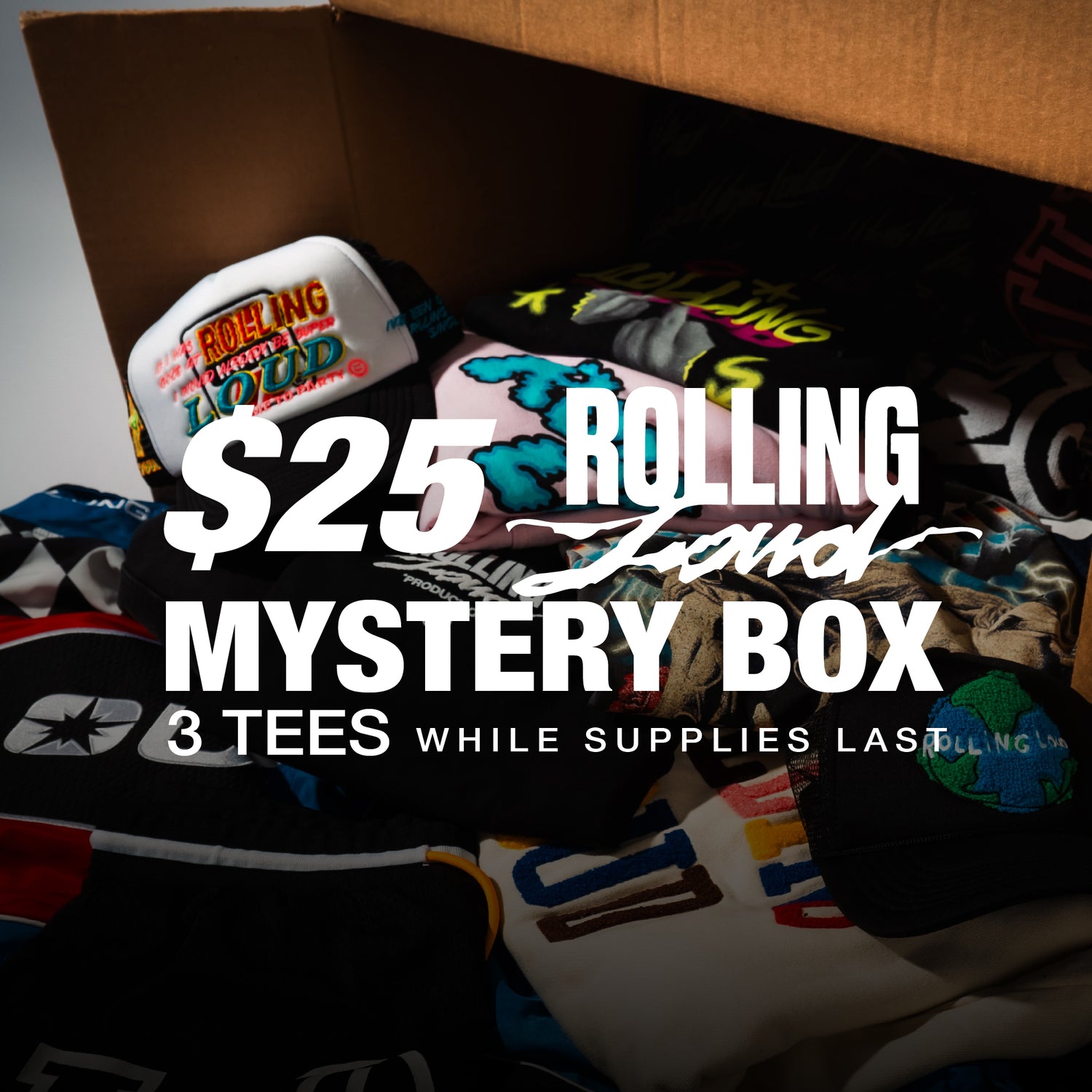 Vintage Merch Box - 3 Tees | Rolling Loud