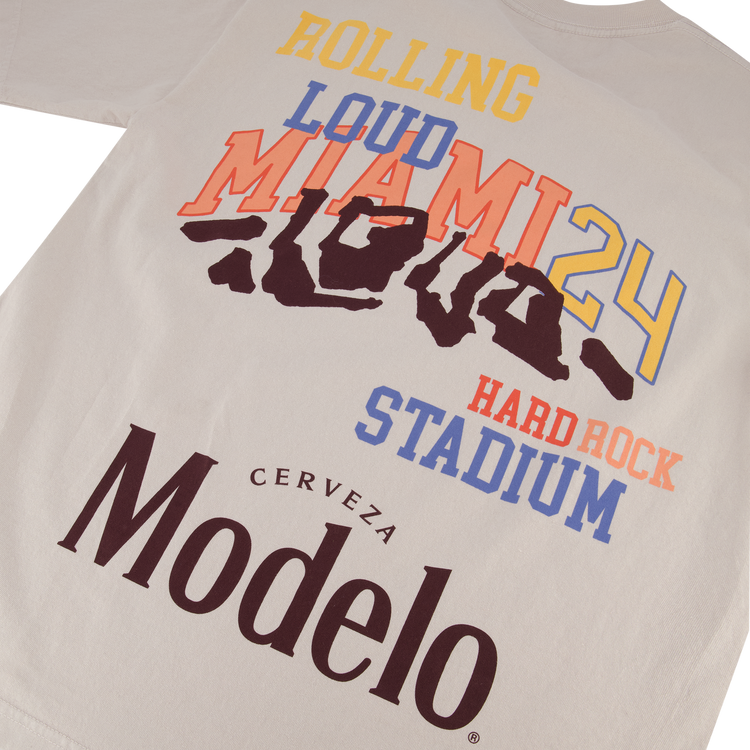 RL X Modelo Loud Rooster Cement Tee ( Online Exclusive ) | Rolling Loud