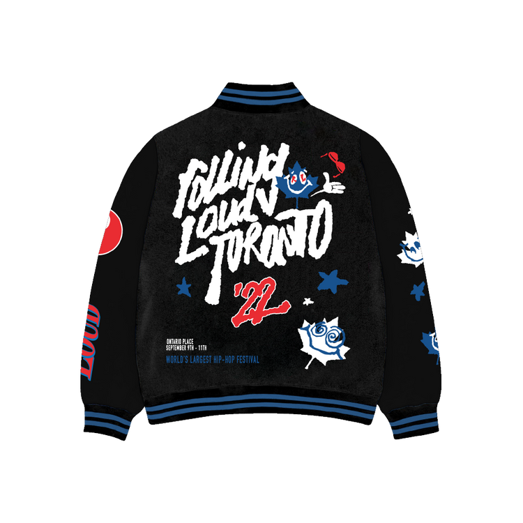 Rolling Loud Toronto 22' Letterman Jacket | Rolling Loud